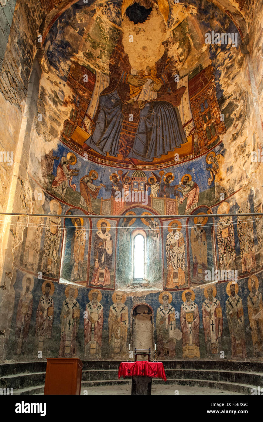 Interior of Akhtala monastery in northern Armenia Stock Photo - Alamy
