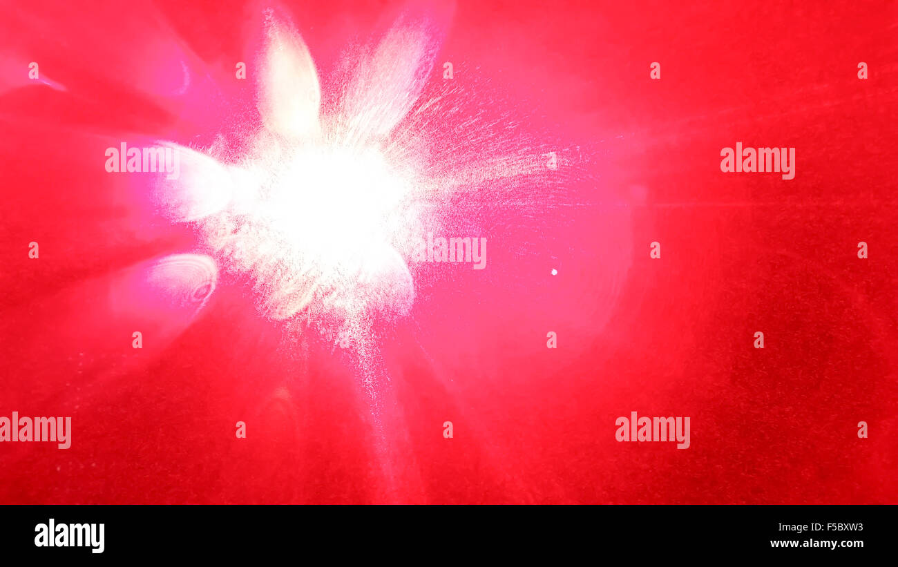 photograph a laser. Image take pointing a laser against the camera ...