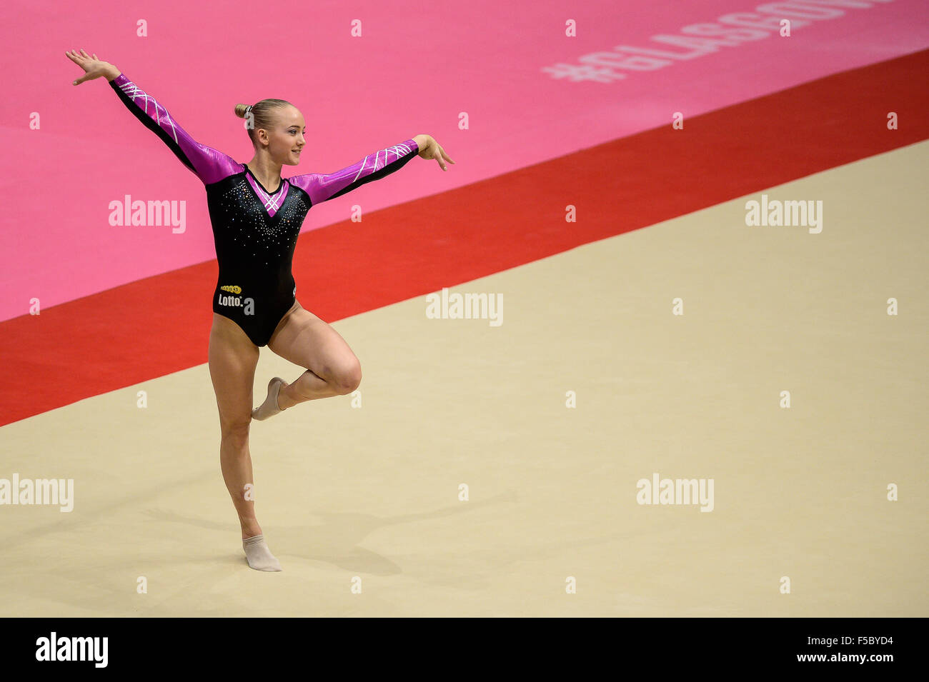 Glasgow, UK. 1st Nov, 2015. LIEKE WEVERS from the Netherlands competes ...