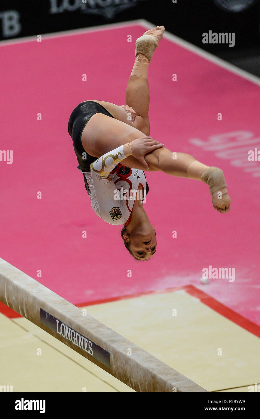 Glasgow, UK. 1st Nov, 2015. PAULINE SCHAEFER from Germany competes on ...