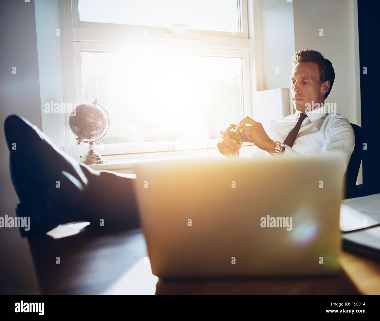 Lawyer sitting desk hi-res stock photography and images - Alamy