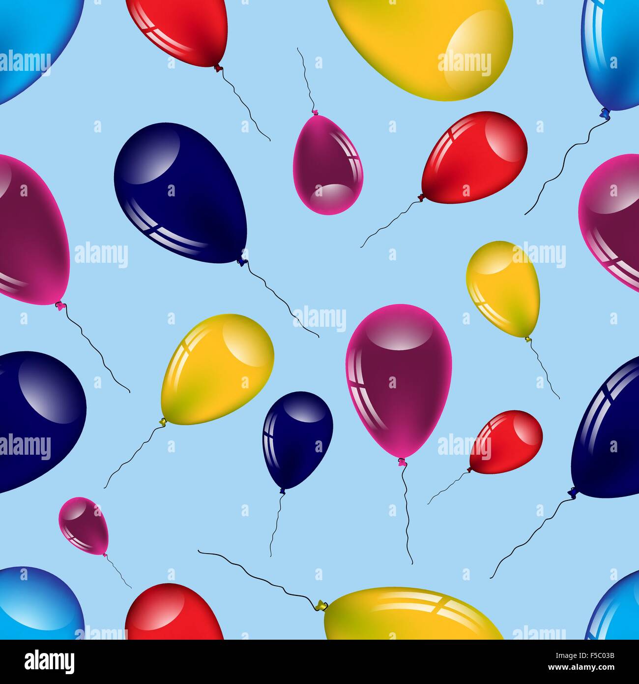 Seamless pattern of balloons.Vector Stock Vector Image & Art - Alamy