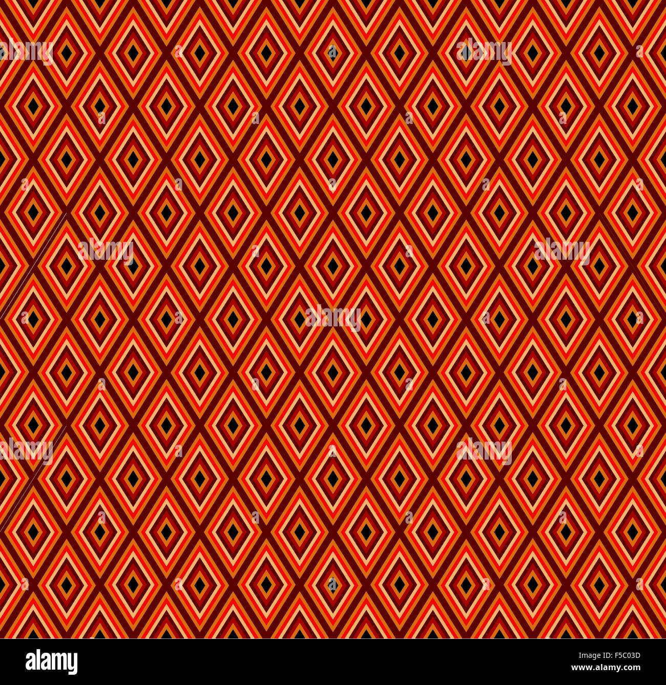 Ethnic patterns in the form of multi-colored rhombus.Vector.Seamless ...