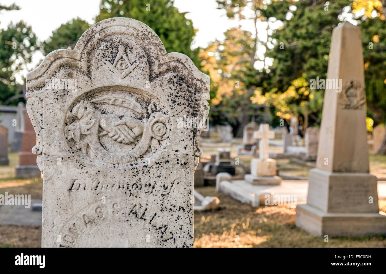 Victoria ross bay cemetery hi-res stock photography and images - Alamy