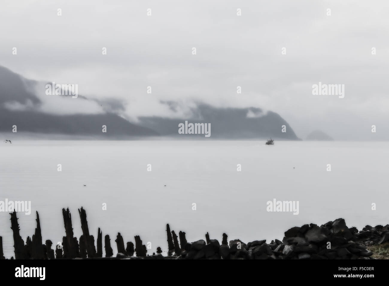 Views from the Iditarod Trail of Resurrection Bay in Seward Alaska ...