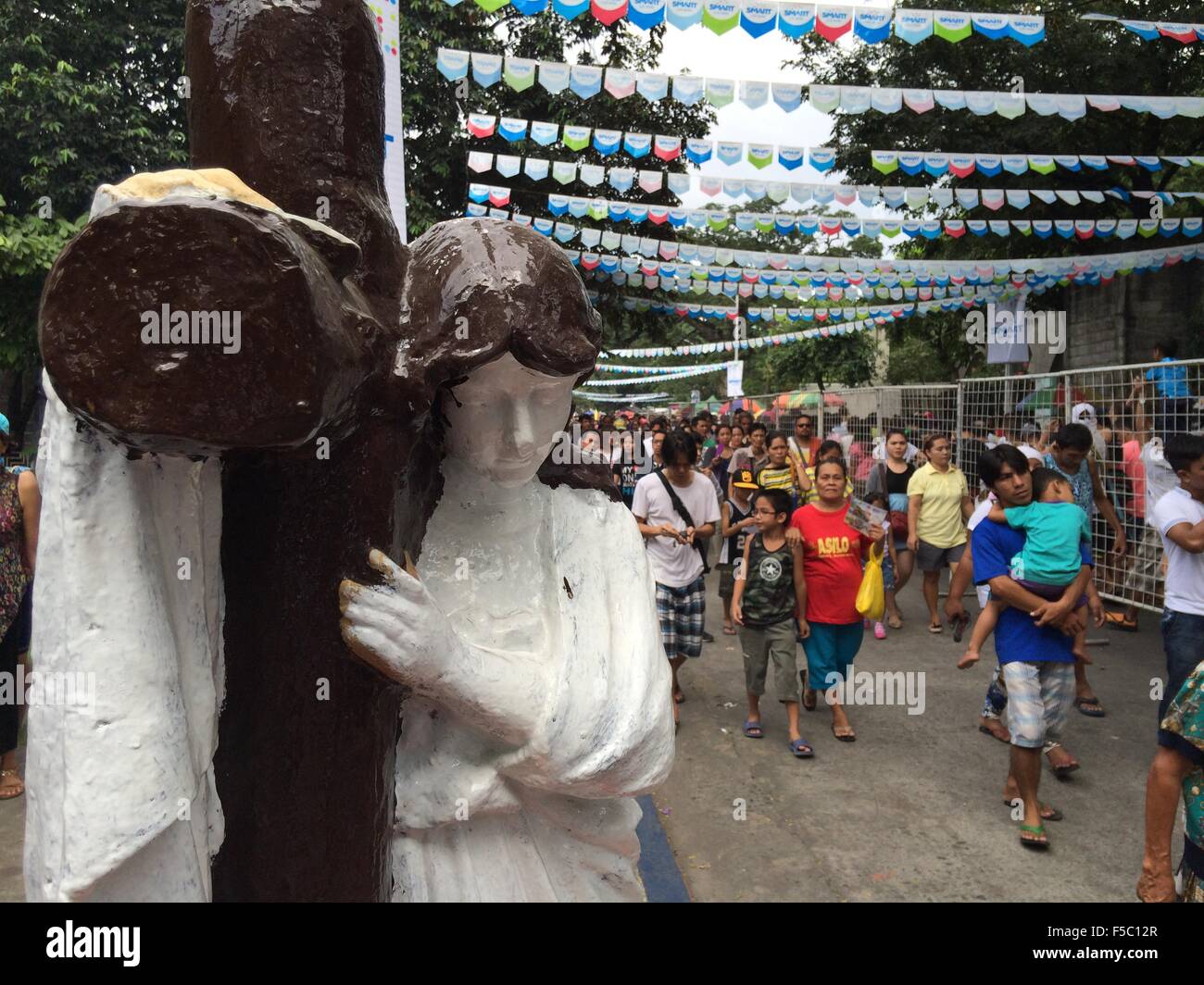 Manila, Philippines. 01st Nov, 2015. Around two million Filipinos in ...