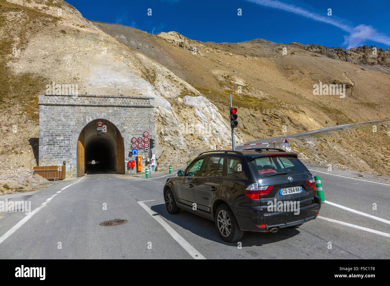 Tunnel at the Col de Galibier mountain pass, France Stock Photo - Alamy