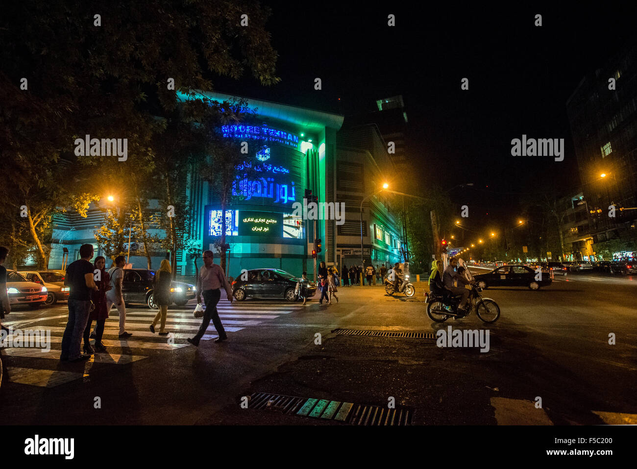 Tehran at night, Iran Stock Photo - Alamy