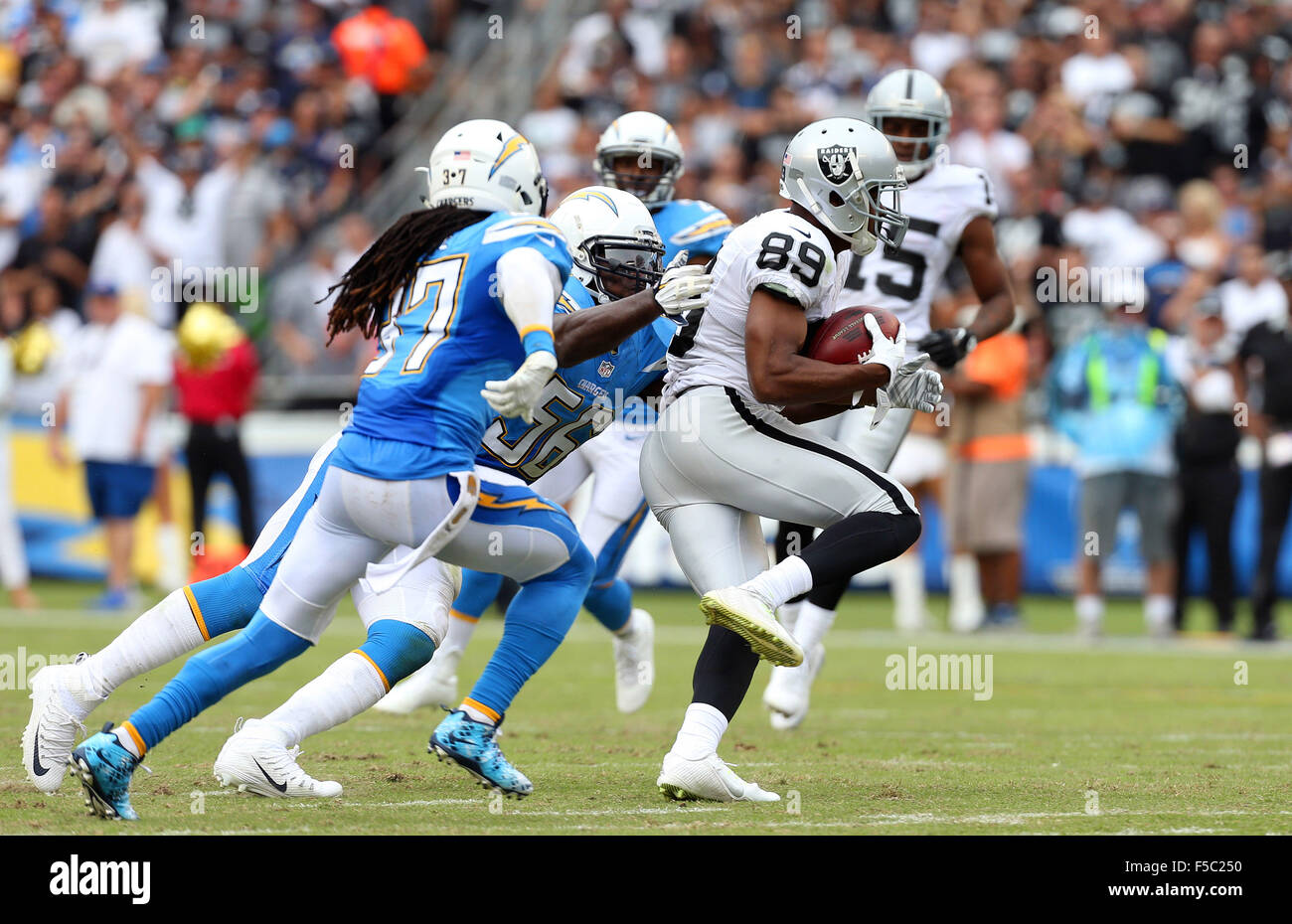 October 25, 2015 Wide receiver Amari Cooper #89 of the Oakland Raiders ...