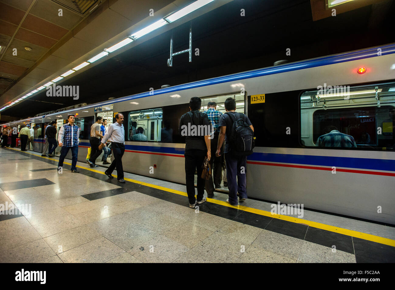 Subway in Tehran, Iran Stock Photo - Alamy