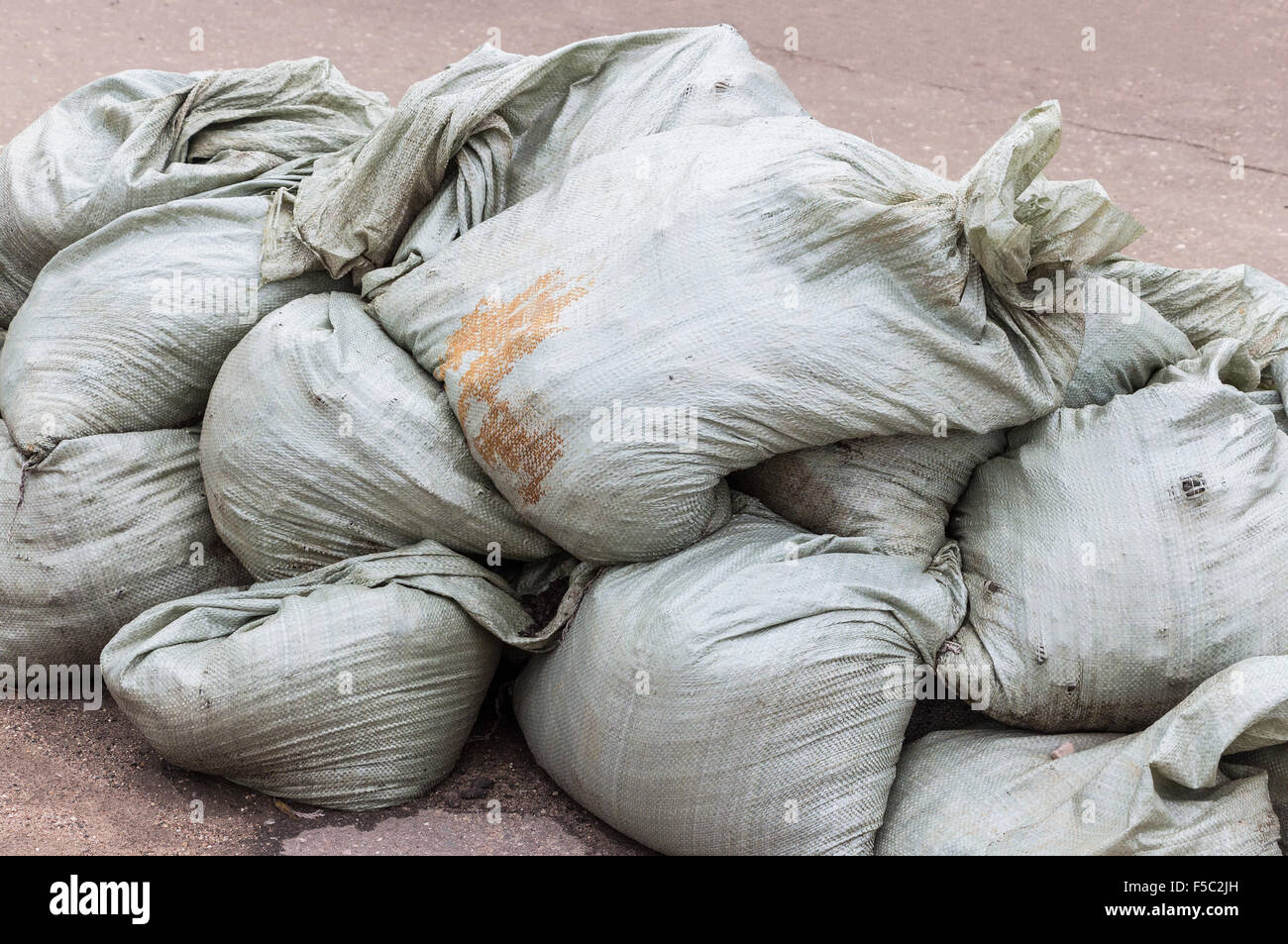 Pile of garbage bags hi-res stock photography and images - Alamy