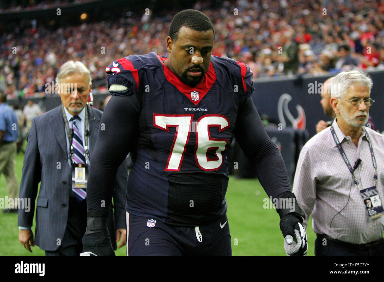 Houston, TX, USA. 01st Nov, 2015. Houston Texans tackle Duane Brown (76 ...