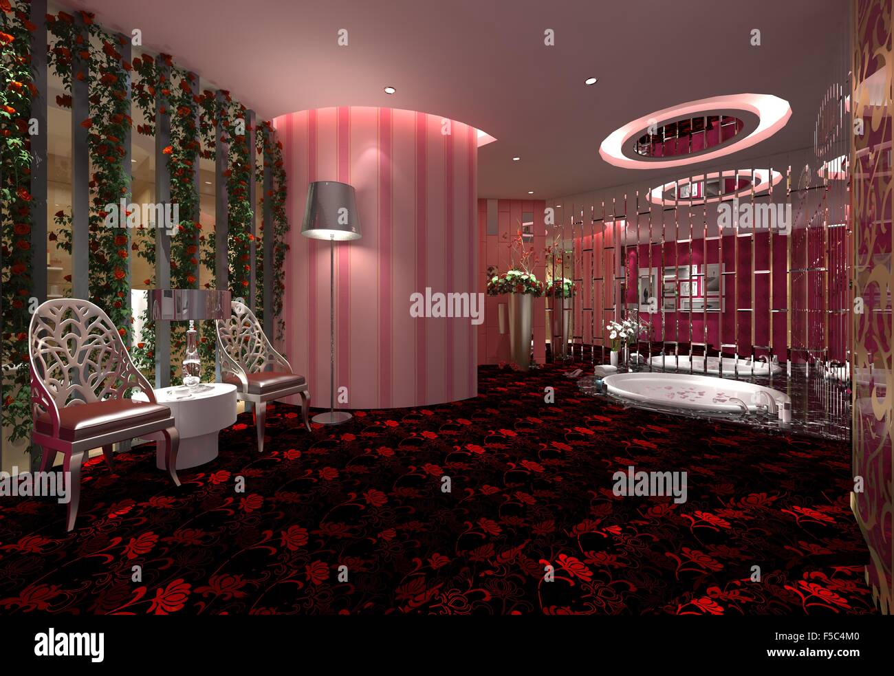 Hotel Room Interior Stock Photo - Alamy
