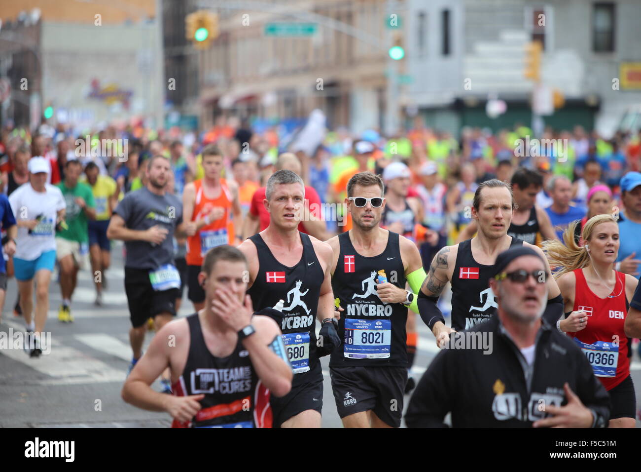 New York City, United States. 01st Nov, 2015. Contestants fill Fourth ...