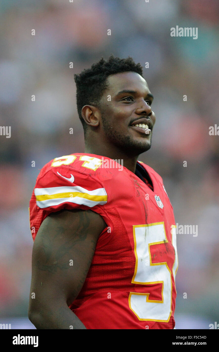 London, UK. 01st Nov, 2015. NFL International Series. Kansas City ...