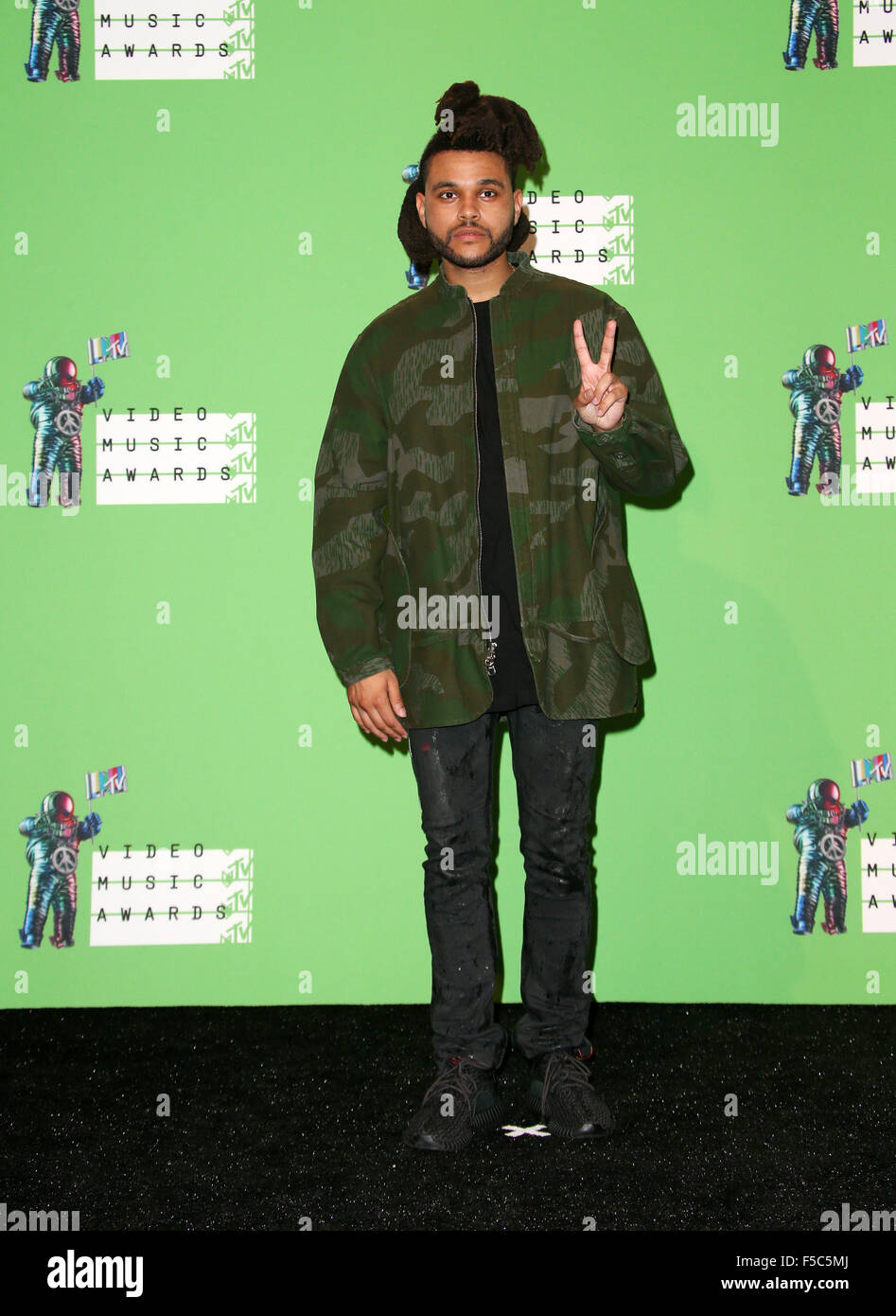 The 2015 MTV Video Music Awards- Press Room Featuring: The Weeknd Where ...