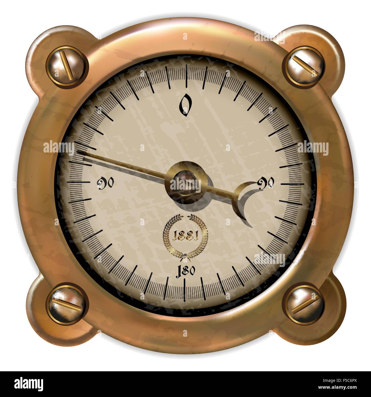 measuring device vector Stock Vector Image & Art - Alamy