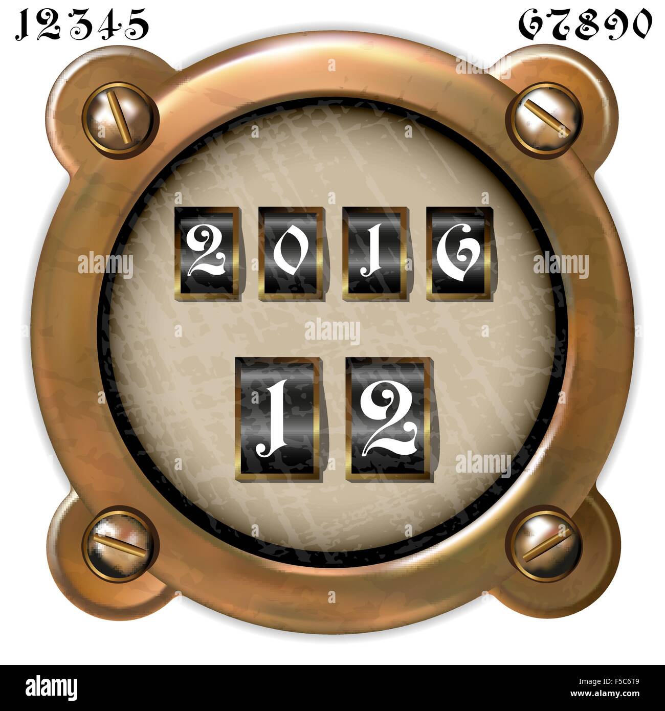 New measuring machine Stock Vector Images - Alamy