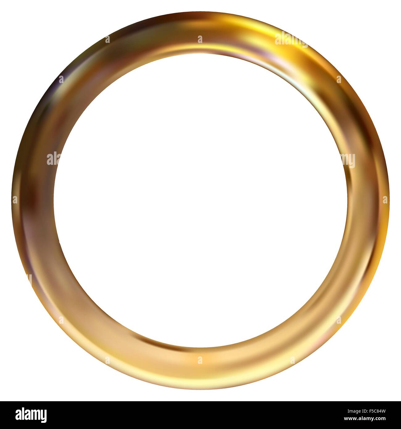 Frame gold ring Stock Vector Image & Art - Alamy