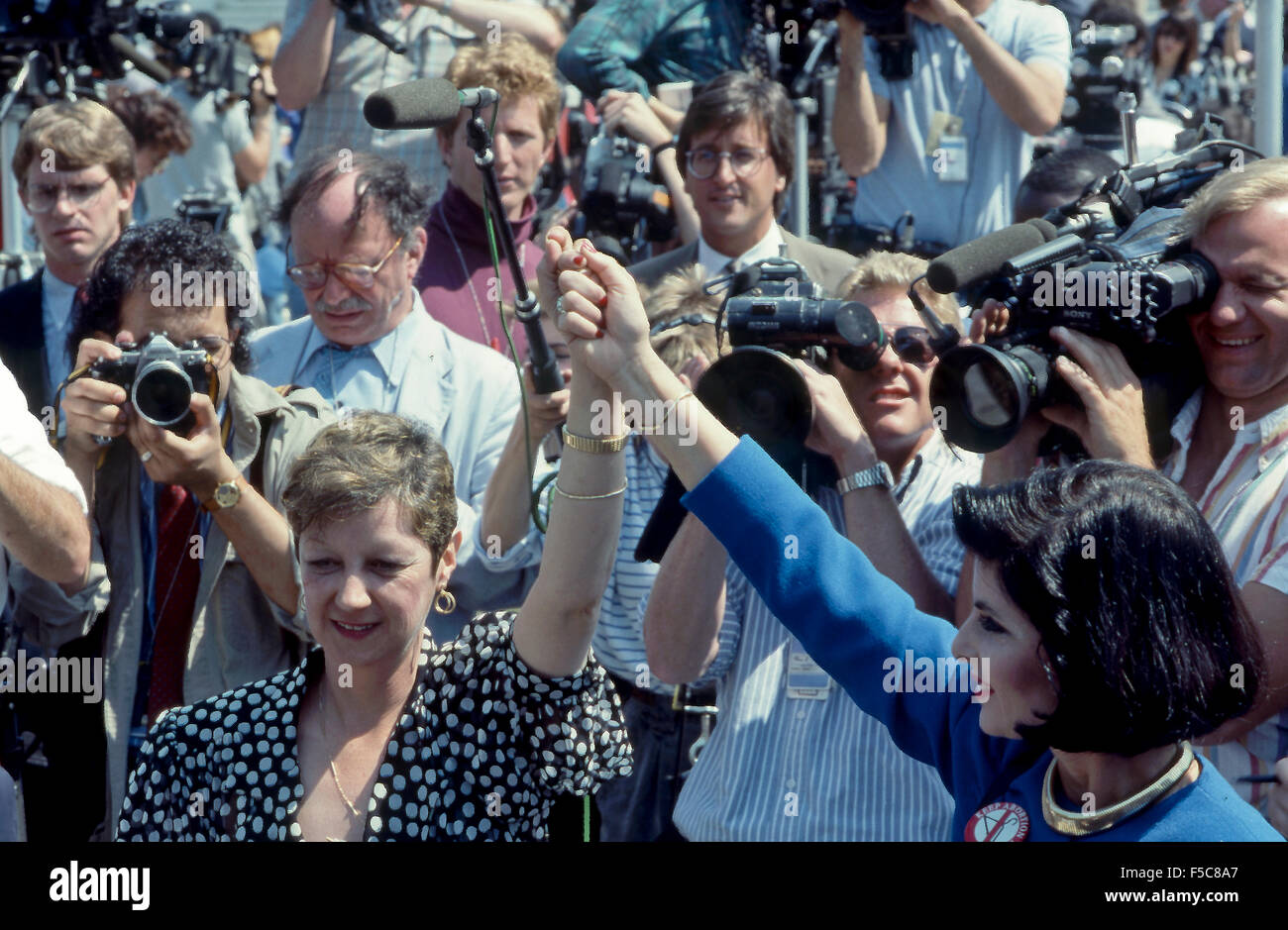 Washington, DC. 4-26-1989 Norma McCorvey, Jane Roe in the 1973 court ...