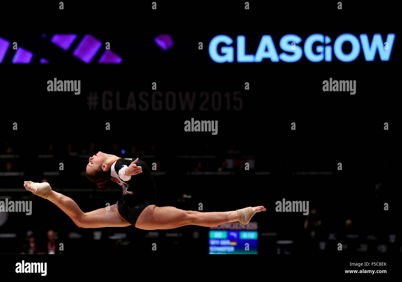 Glasgow, Britain. 1st Nov, 2015. Pauline Schaefer of Germany competes ...