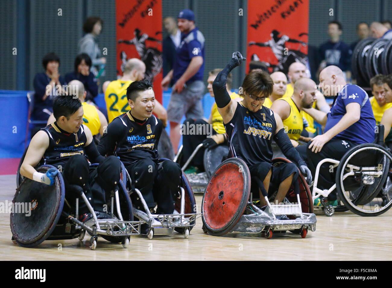 Chiba, Japan. 1st Nov, 2015. Japan team group (JPN) Wheelchair Rugby ...