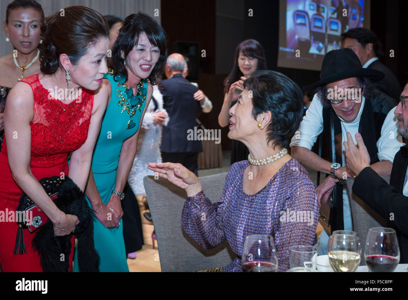 Her Imperial Highness Princess Takamado and admirers. The Foreign ...