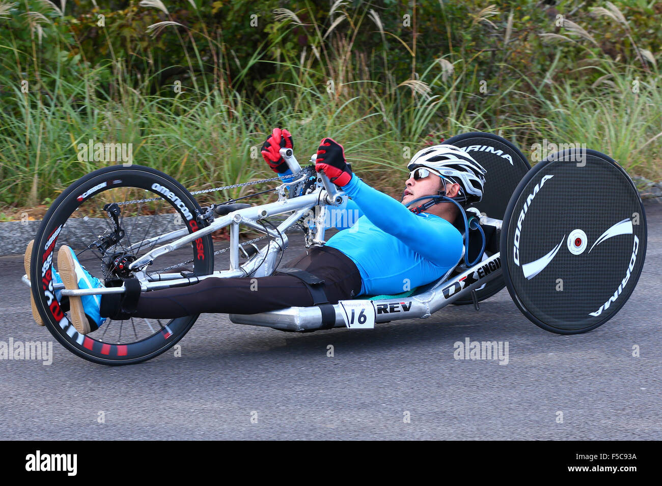 Japanese cycle sportscenter, Shizuoka, Japan. 1st Nov, 2015. Nobukazu ...