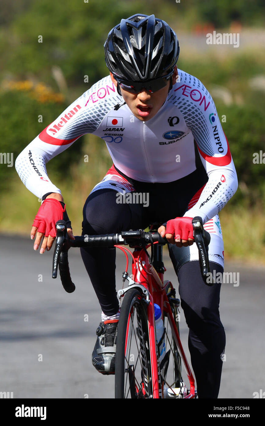 Japanese cycle sportscenter, Shizuoka, Japan. 1st Nov, 2015. Kentaro ...