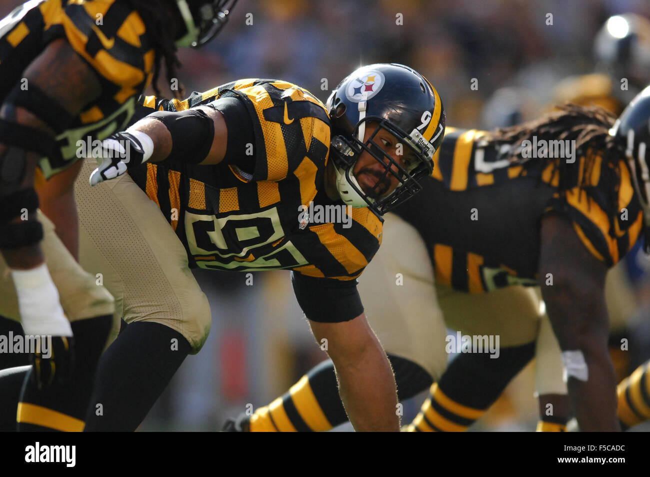 Pittsburgh, PA, USA. 1st Nov, 2015. Cameron Heyward #97 during the ...
