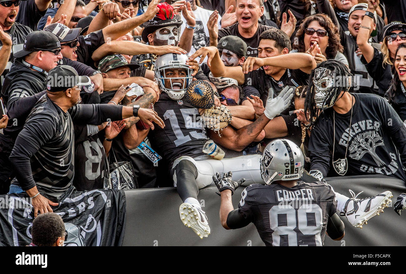 Oakland, California, USA. 01st Nov, 2015. Oakland Raiders wide receiver ...