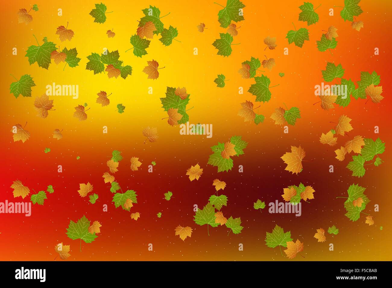 Vibrant fall foliage Stock Vector Images - Alamy