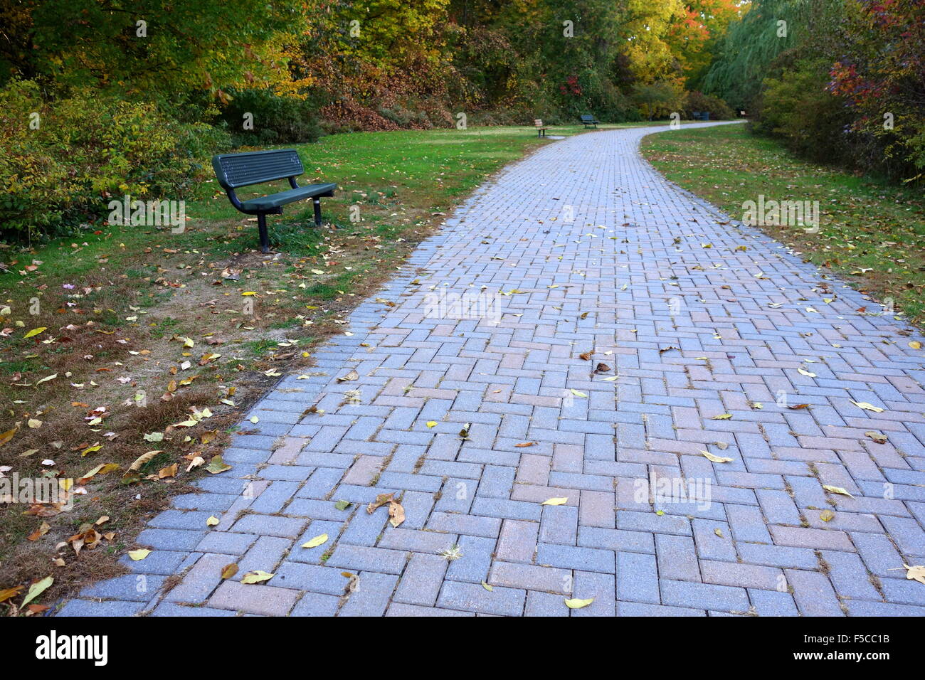 Pathway at the park Stock Photo - Alamy