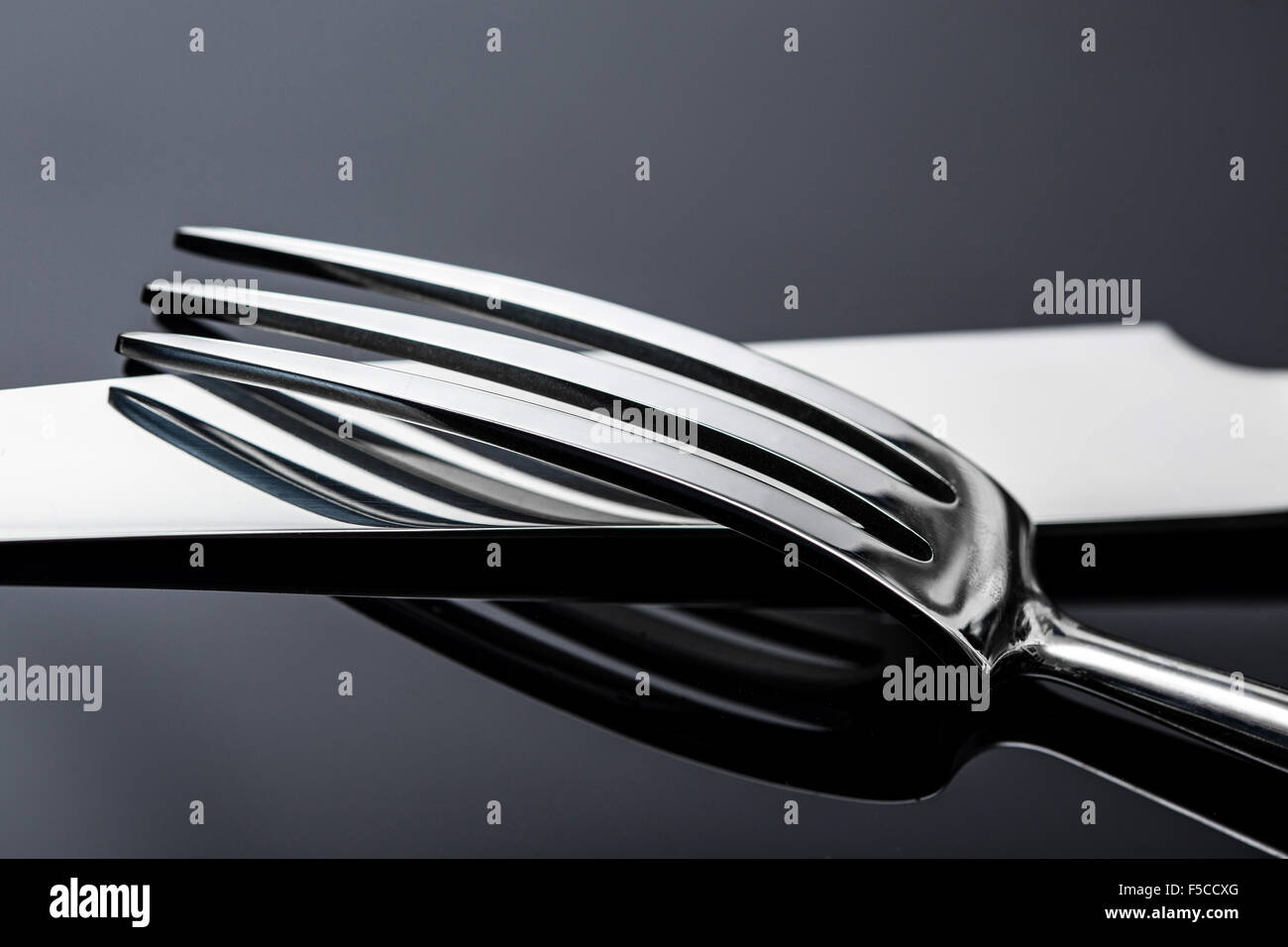 Knife and Fork Stock Photo - Alamy