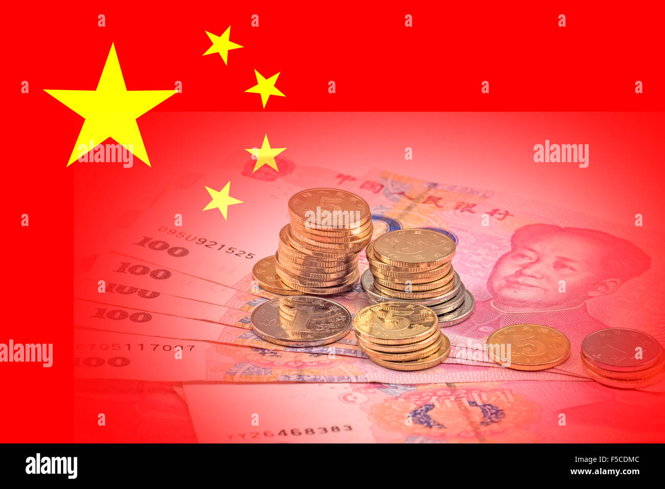 Renminbi chinese flag hi-res stock photography and images - Alamy