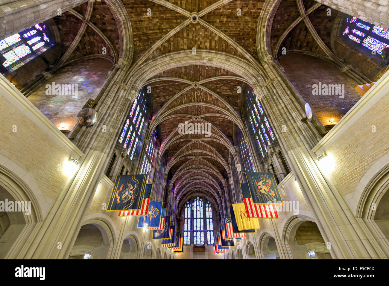 West Point, New York - September 26, 2015: West Point Cadet Chapel at ...