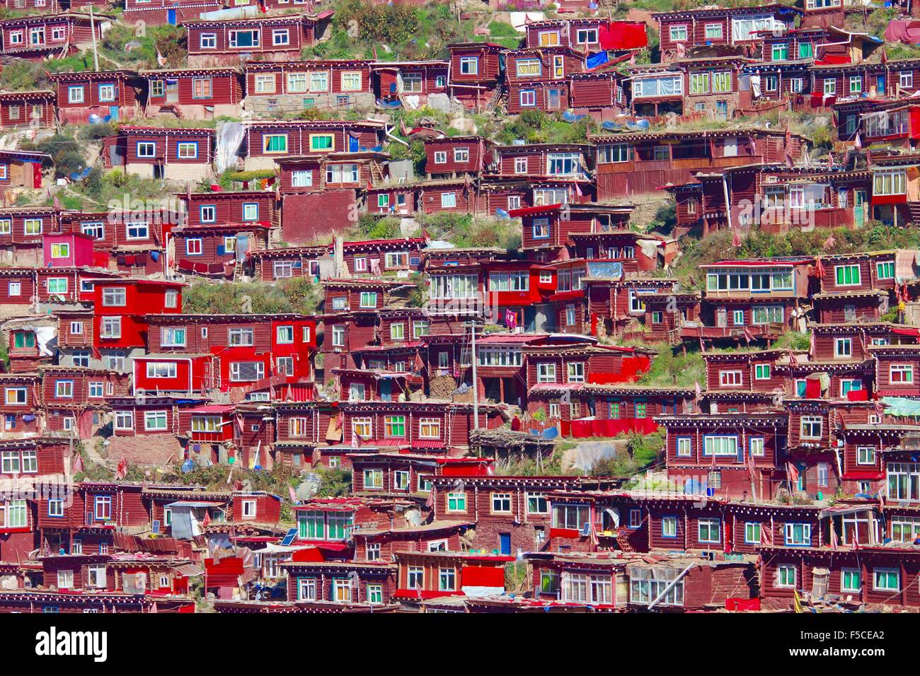 Seda, Ganzi, CHN. 2nd Oct, 2015. Seda, CHINA - October 2 2015 ...