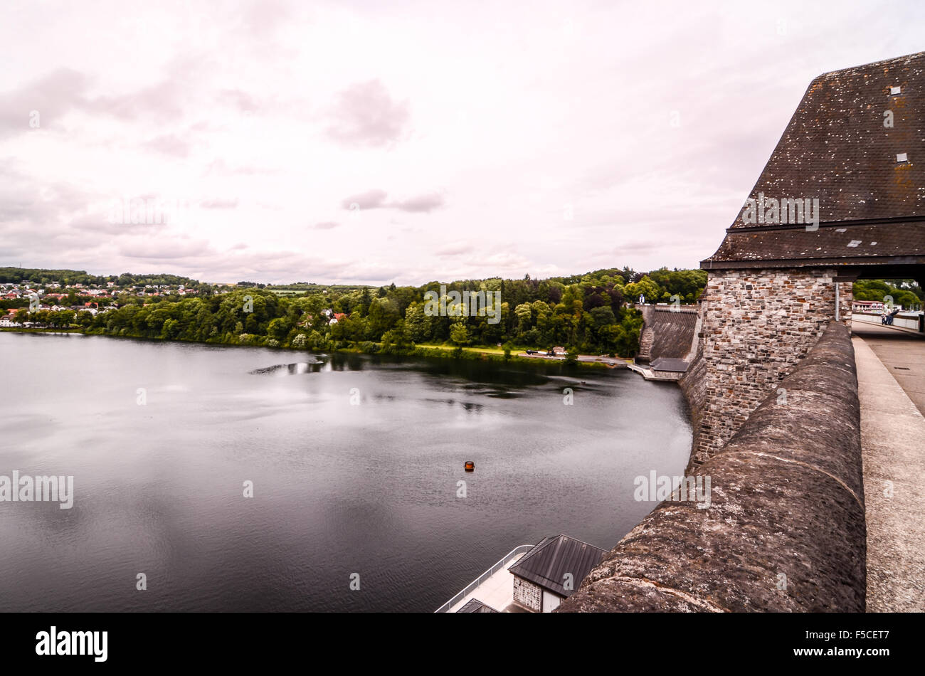 German Water Dam Stock Photo - Alamy