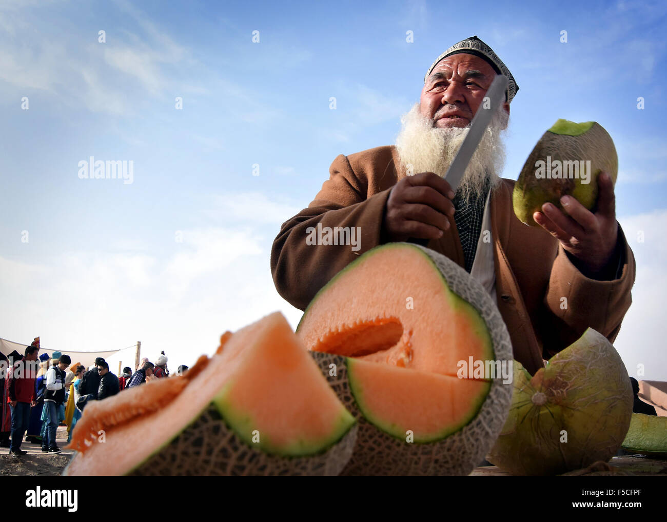 Bachu, China's Xinjiang Uygur Autonomous Region. 1st Nov, 2015. A ...