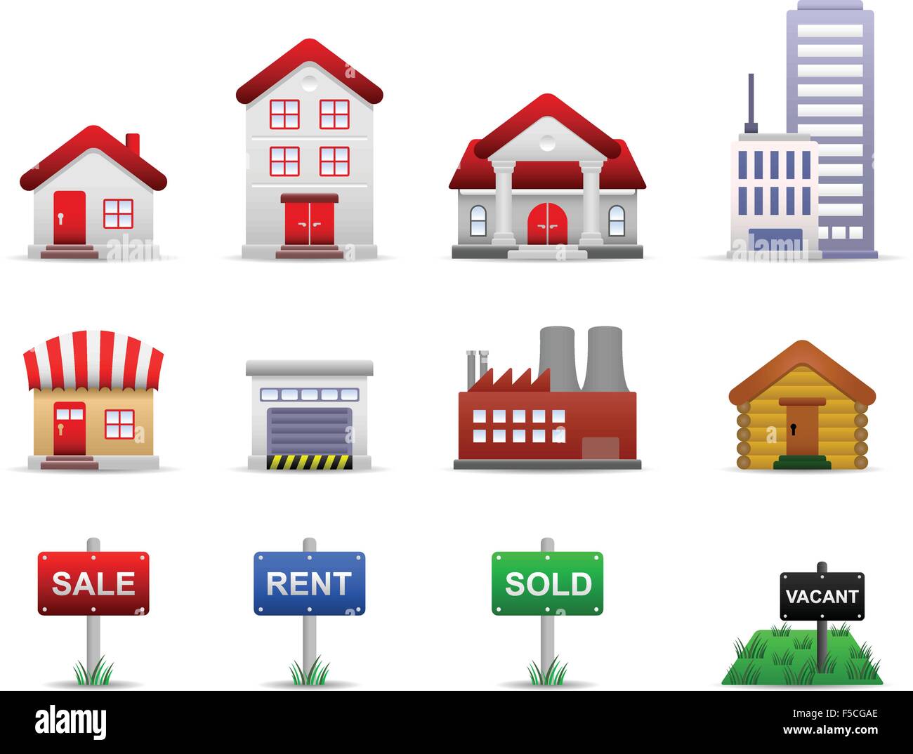 Lot of buildings Stock Vector Images - Alamy