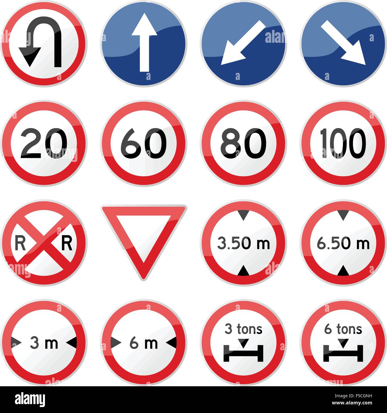 Height limit sign Stock Vector Images - Alamy