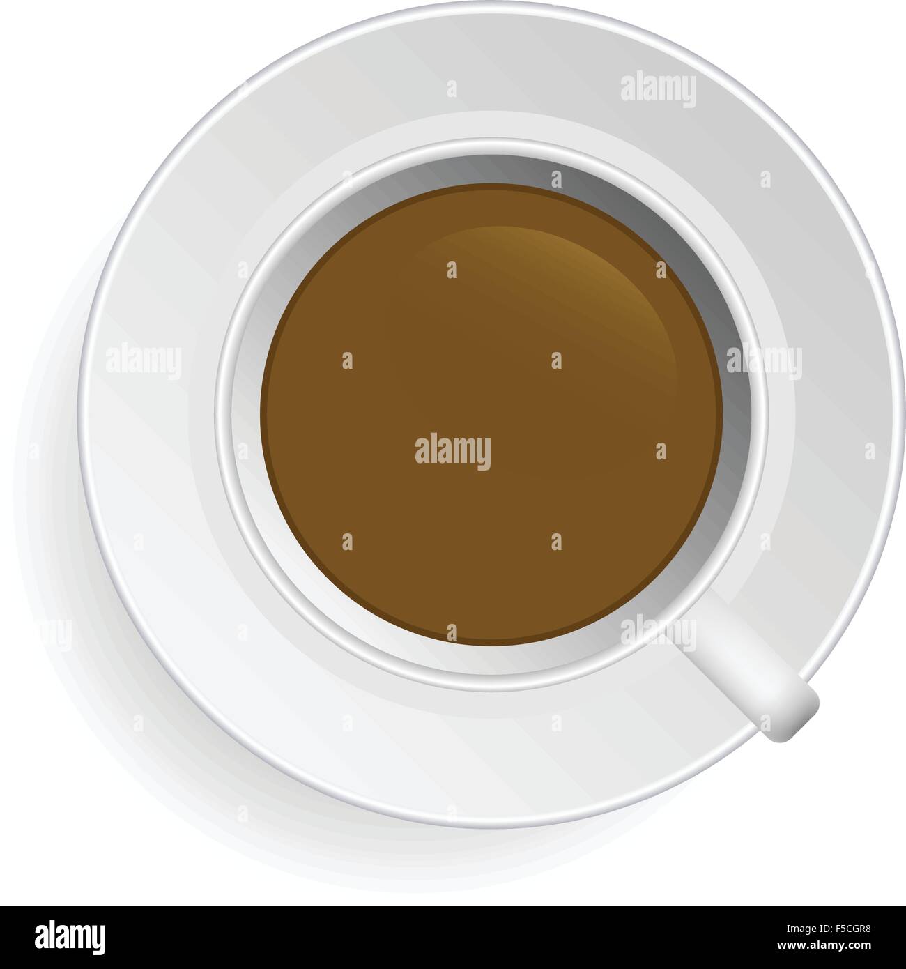 Cup coffee tea top Stock Vector Images - Alamy