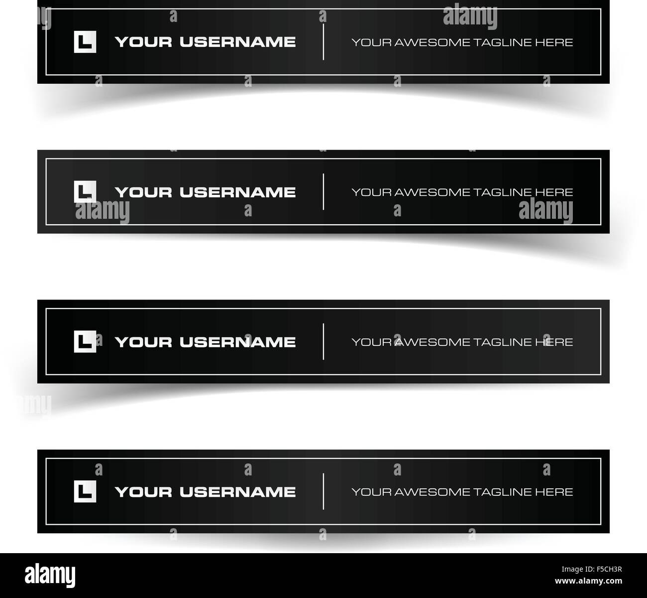 Black Sticker Label Shadow Stock Vector Image & Art - Alamy