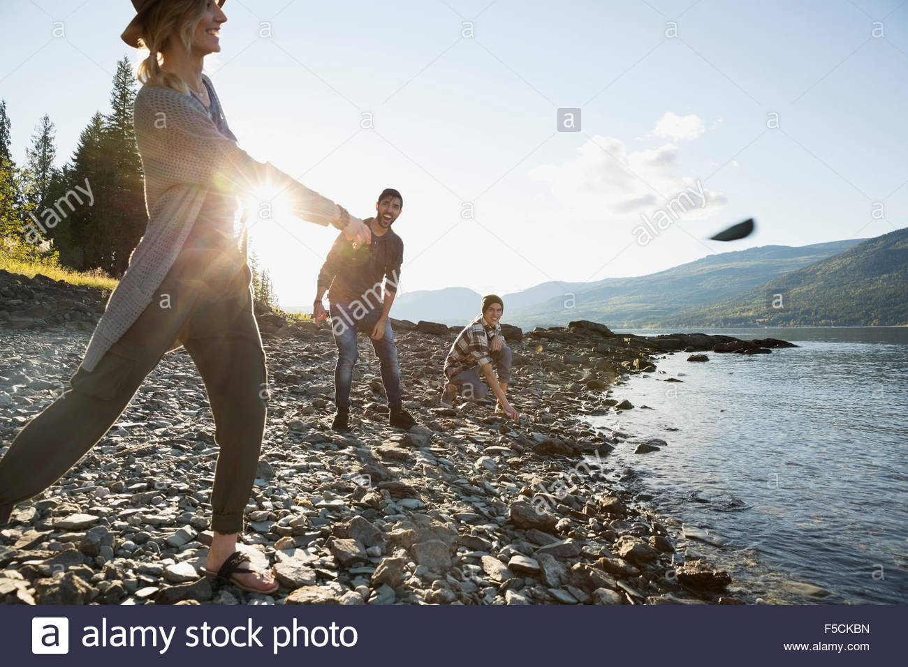 Friends skipping hi-res stock photography and images - Alamy