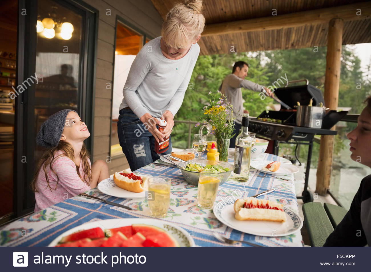 Cabin With Balcony High Resolution Stock Photography and Images - Alamy