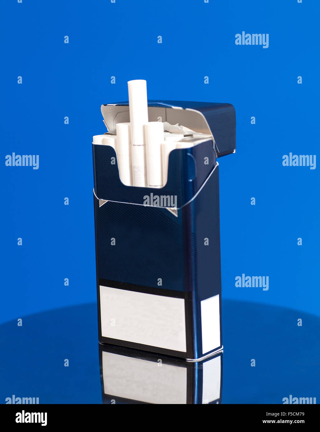 Blue cigarettes packet hi-res stock photography and images - Alamy