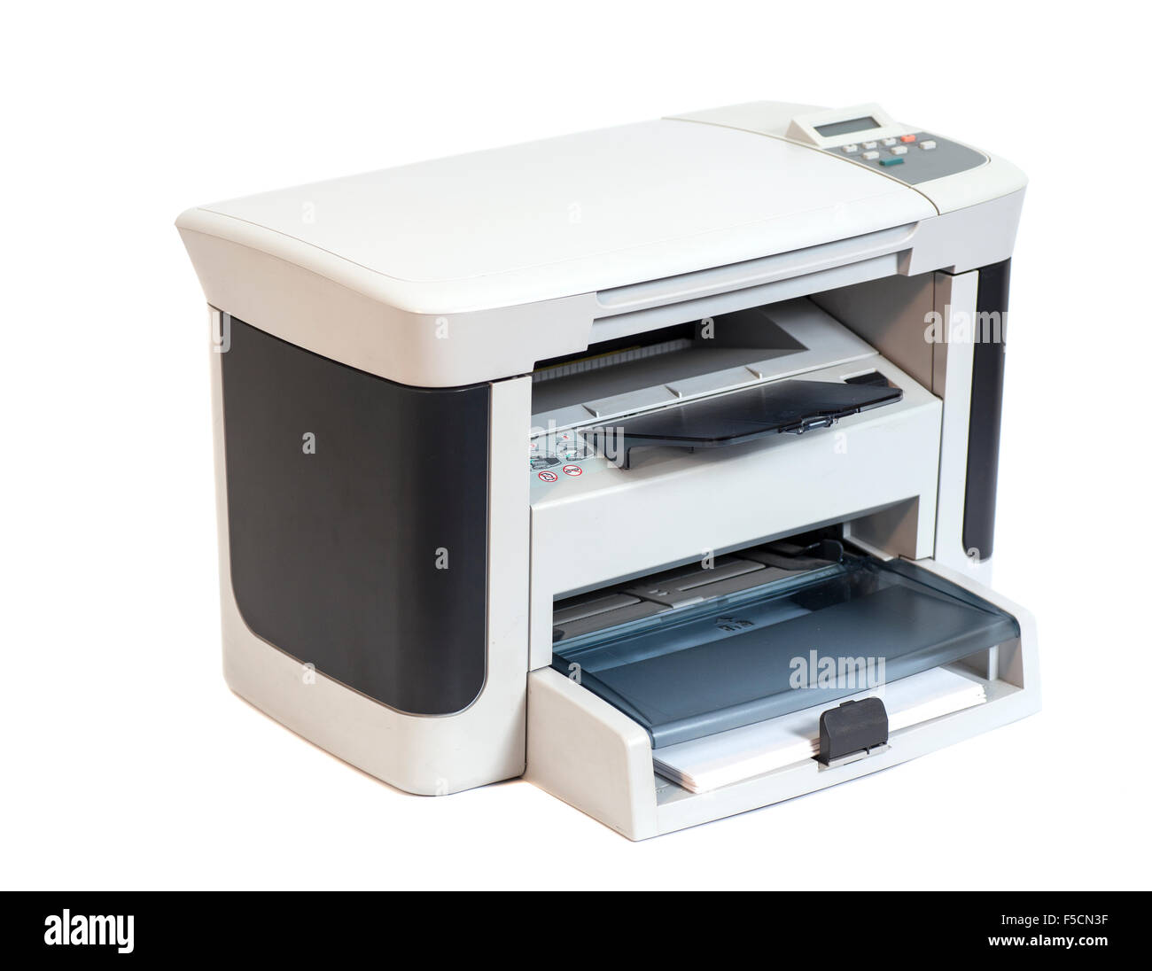 Printer isolated on white background Stock Photo - Alamy