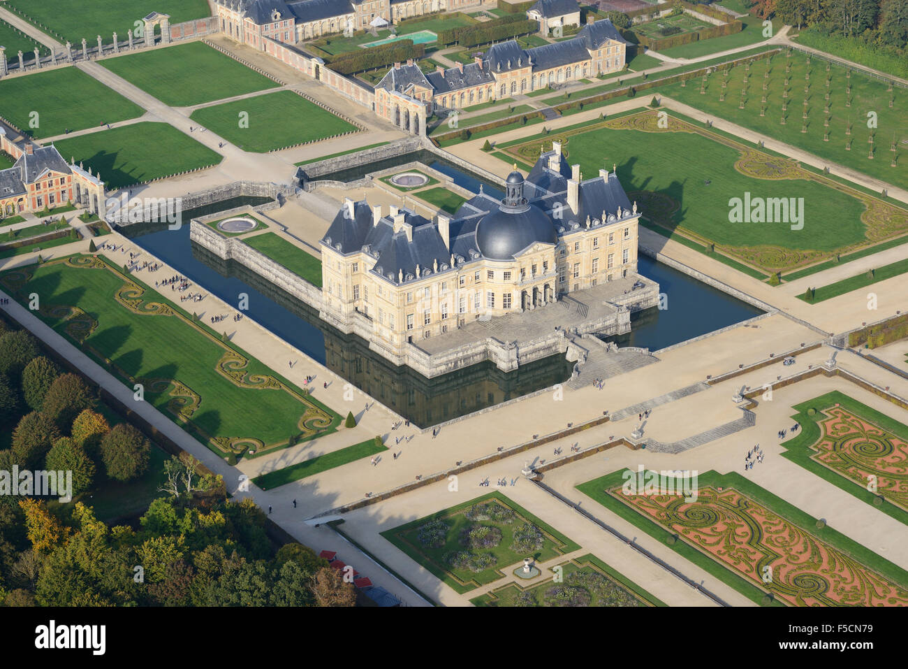 Chateau De Vaux Le Vicomte Aerial High Resolution Stock Photography and ...