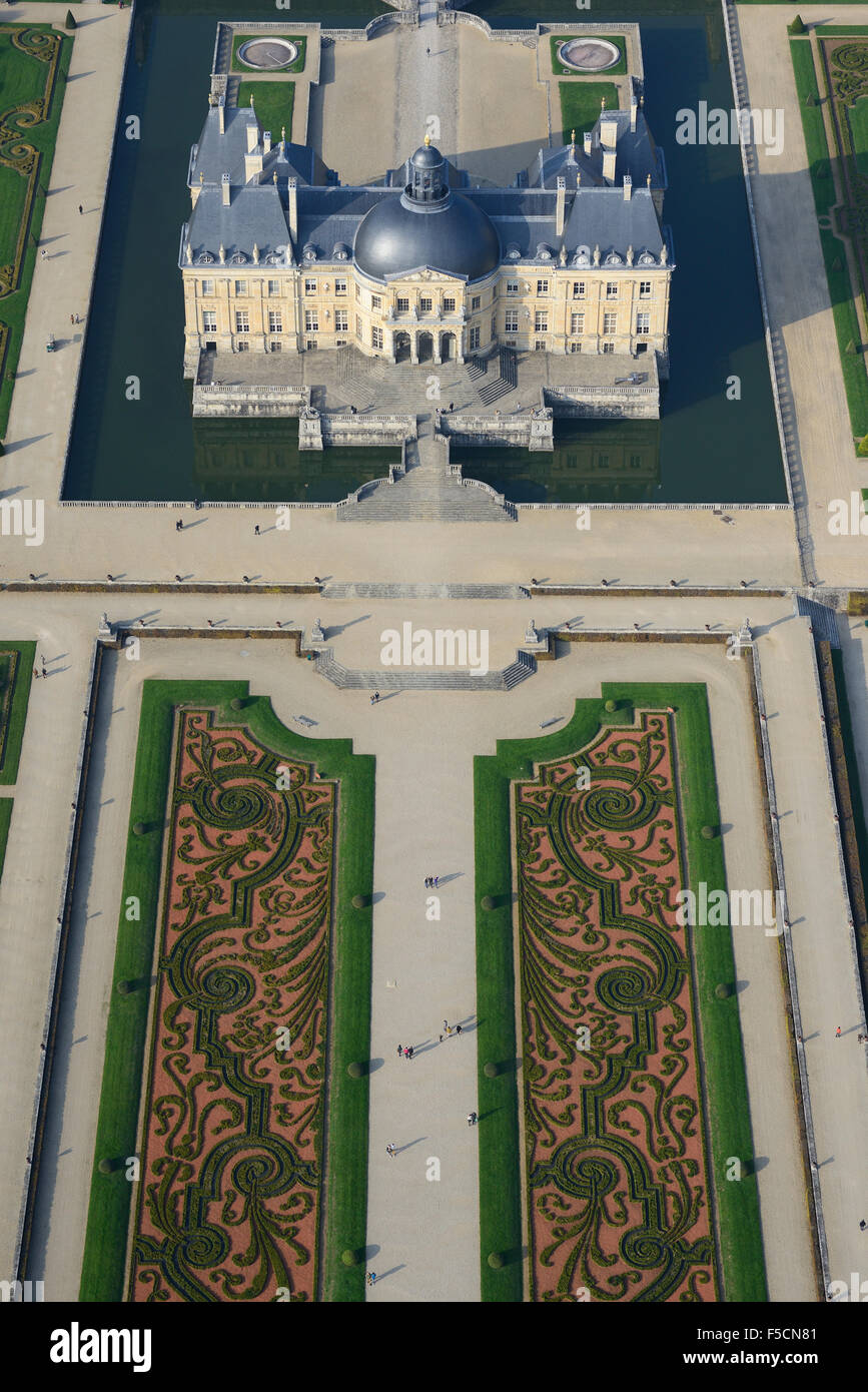 Chateau De Vaux Le Vicomte Aerial High Resolution Stock Photography and ...