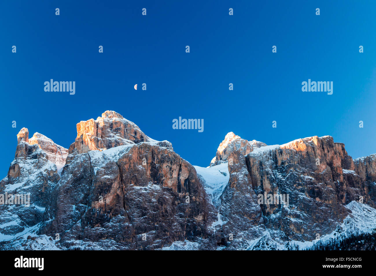 a windy winter evening in the italian alps Stock Photo - Alamy